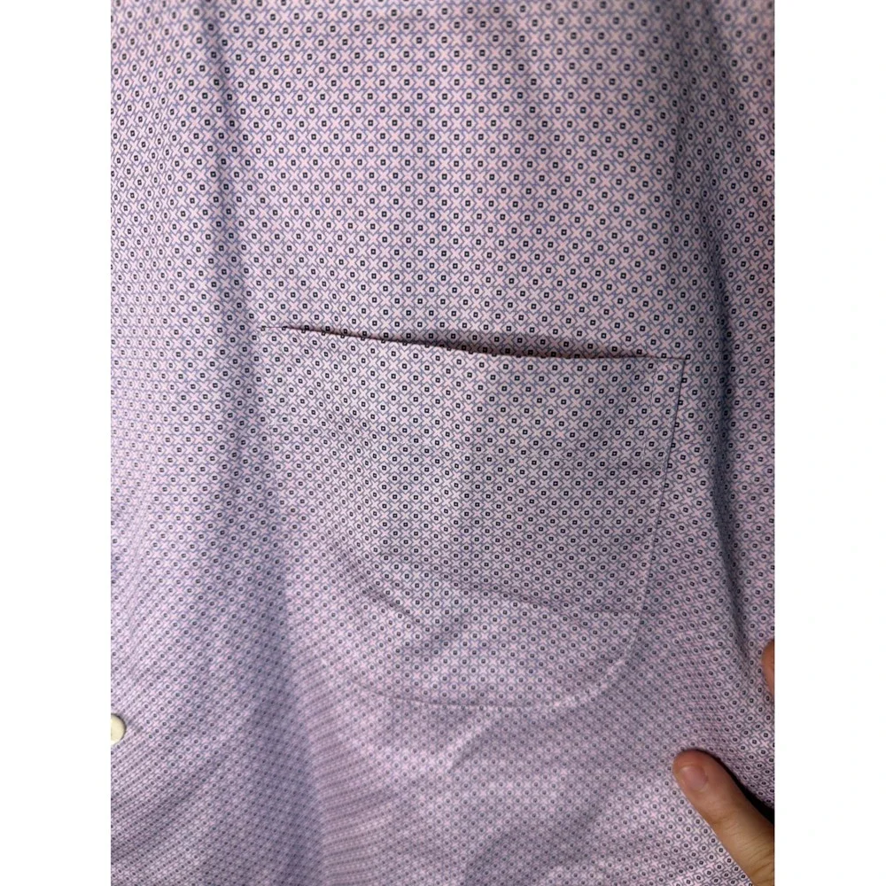 Peter Millar | Shirts | Peter Millar Mens Large Pink Blue Geometric ...